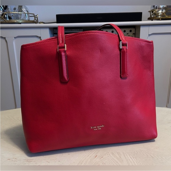 kate spade | Bags | Kate Spade Cherry Red Tote Bag | Poshmark